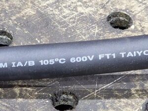 電線屑 銅線 太陽ケーブルテック E67647 T AWM 1283 105℃ 600V 6AWG VW-1 TAIYO AWM IA／B 105℃ 600V FT1 TAIYO 07V-K ...